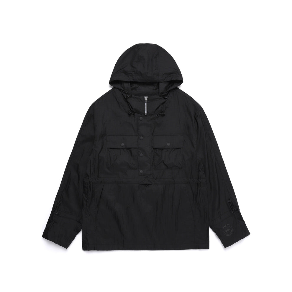 Unisex Nrn Out Pocket Shirring Hoodie Anorak- Carbon Black – National ...
