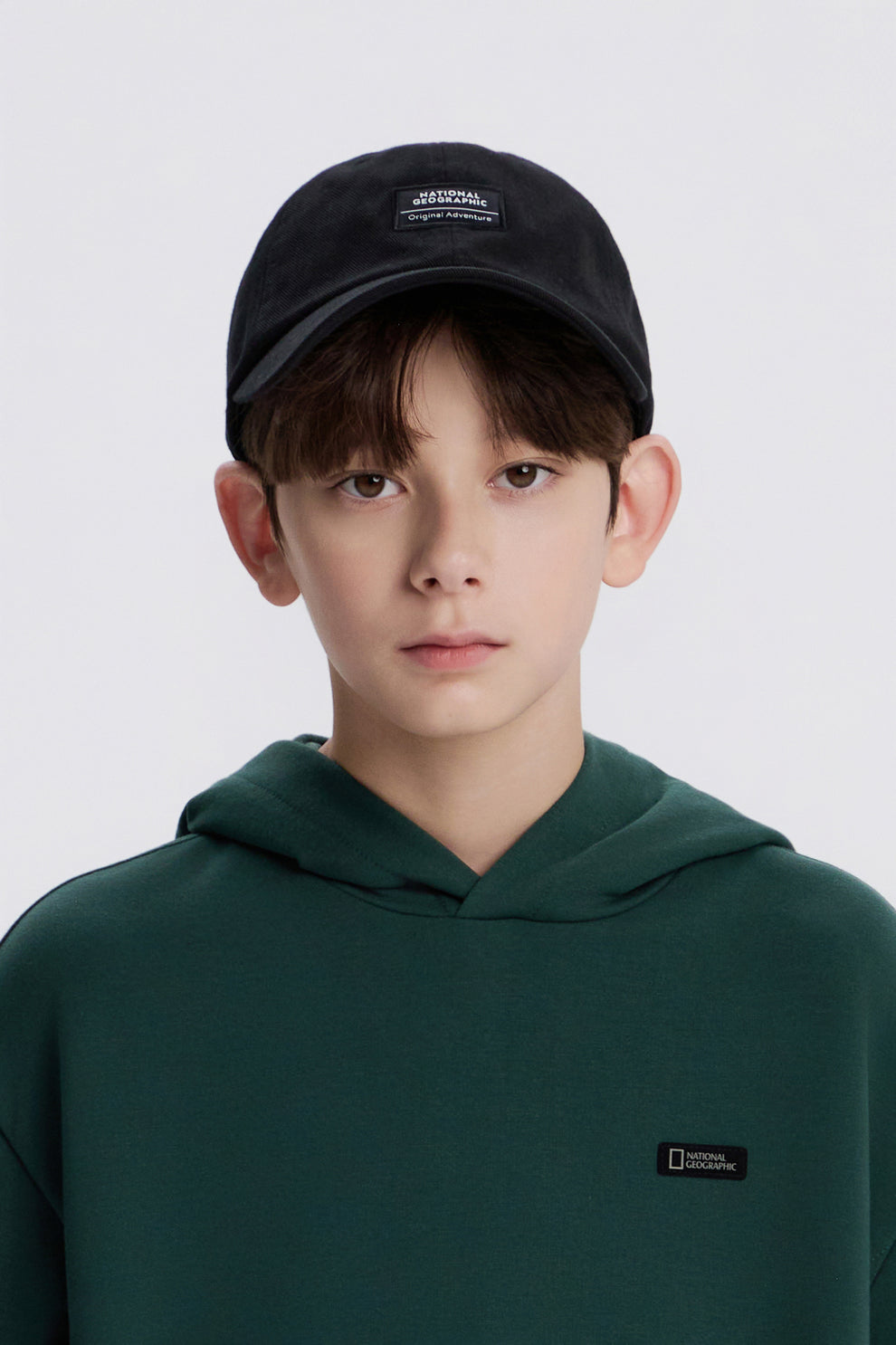KIDS BASIC LOGO CAP- BLACK – National Geographic Apparel